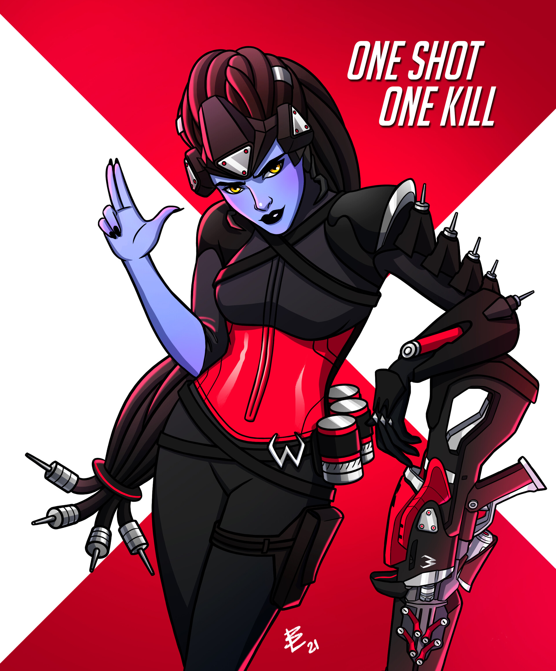 Artstation Widowmaker Noire