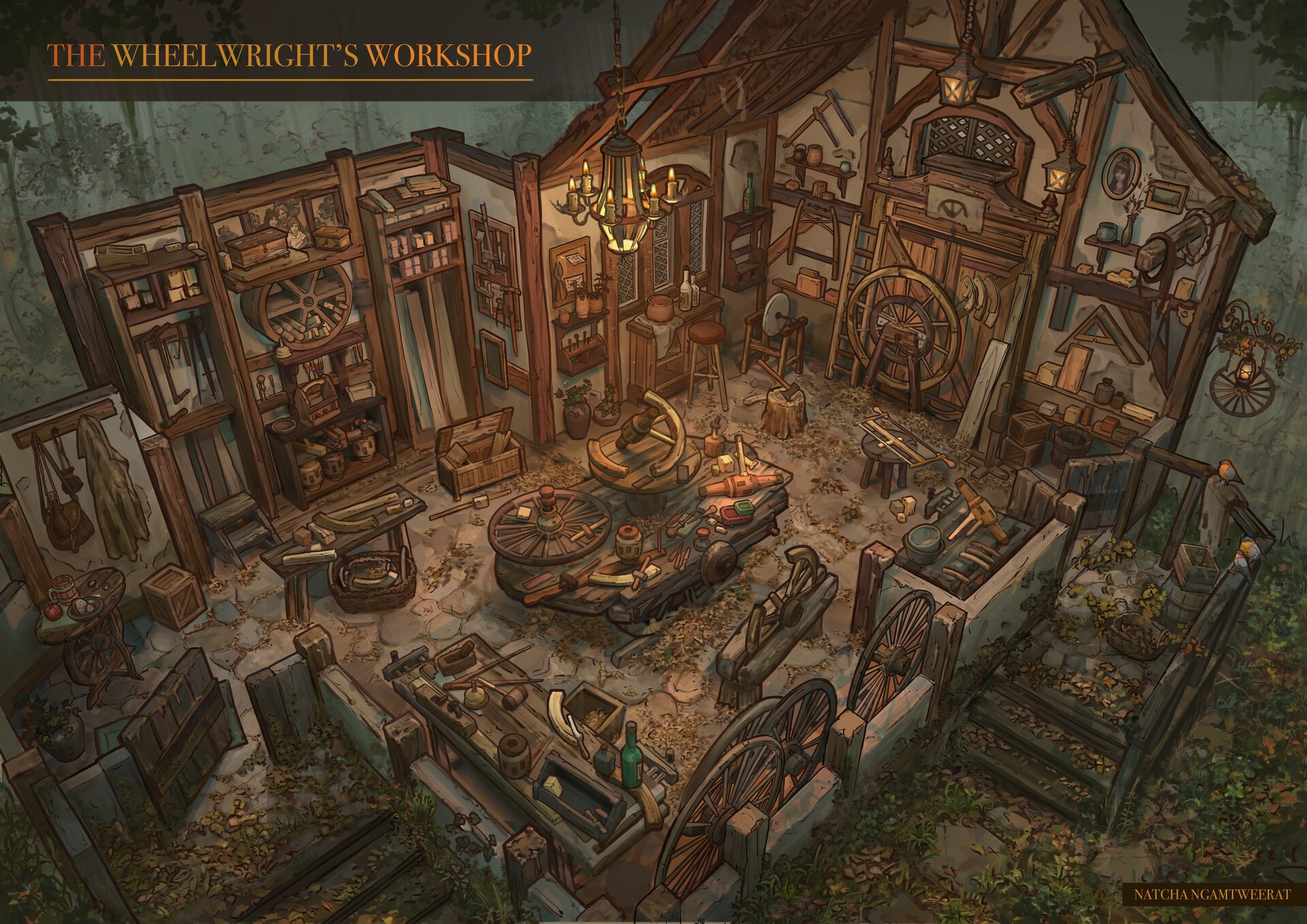 ArtStation - The Wheelwright's Workshop