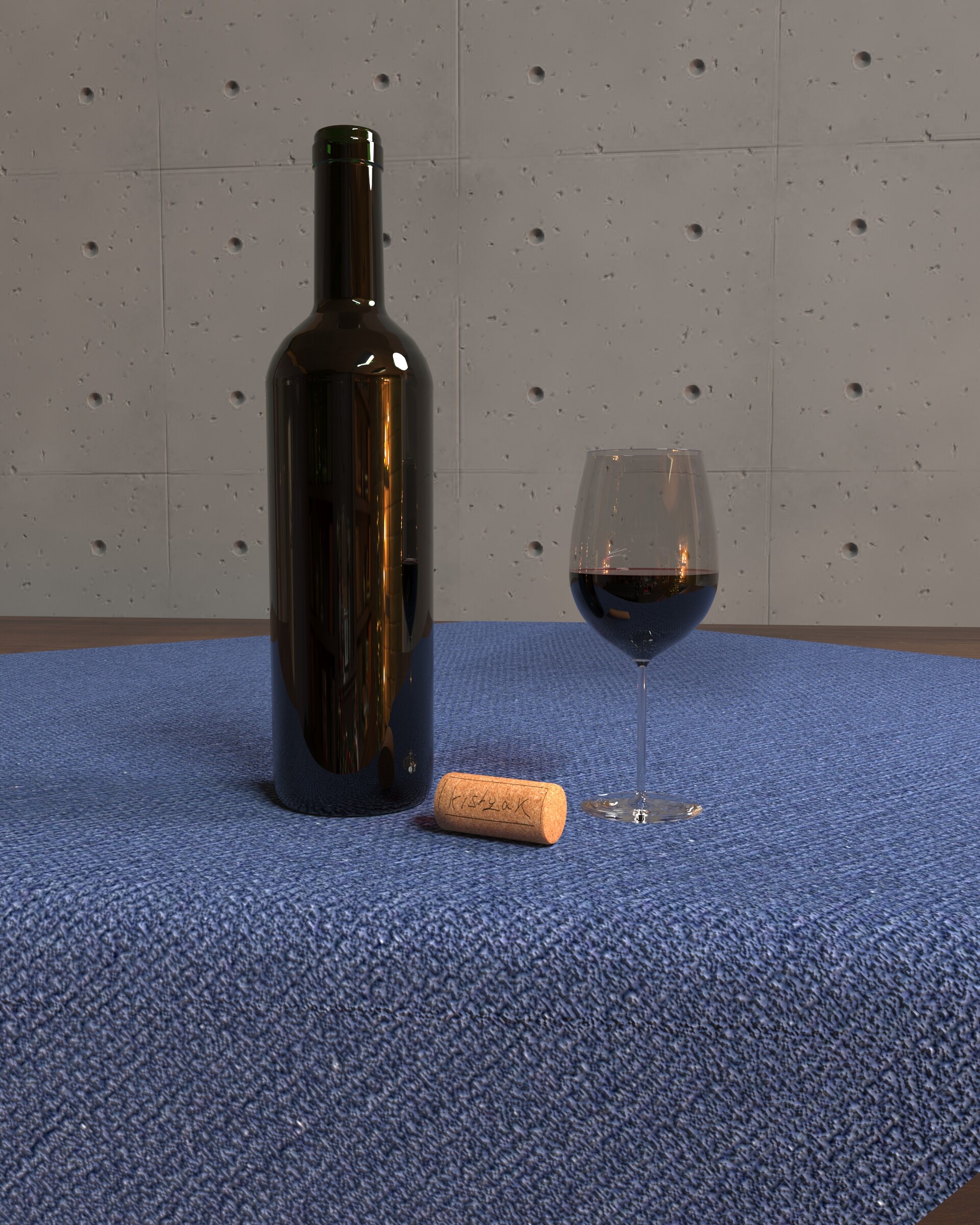 ArtStation - Wine still life