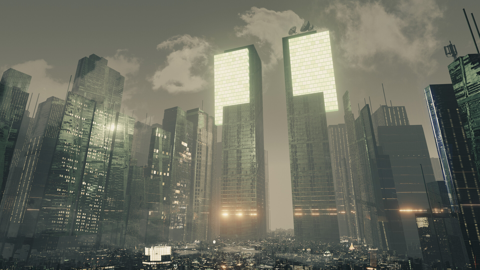 ArtStation - cyberpunk city