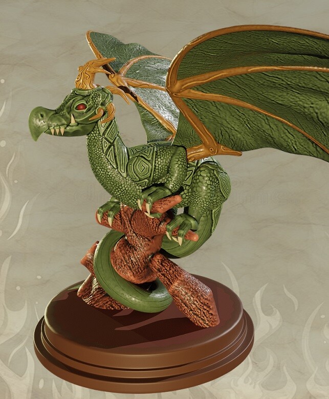 ArtStation - Green Dragon