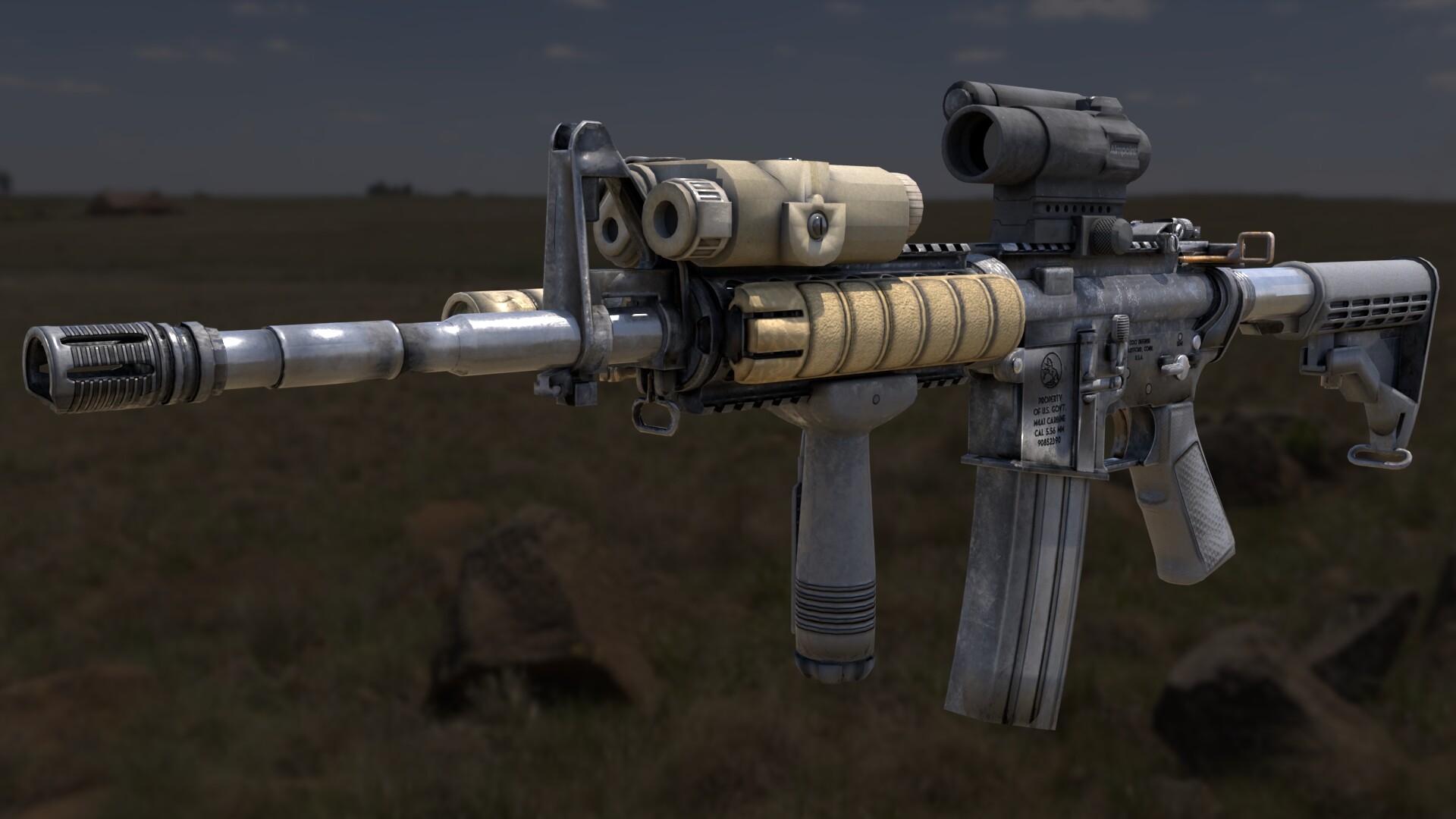 ArtStation - M4A1 MWS