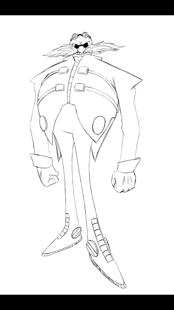 dr eggman coloring sheet