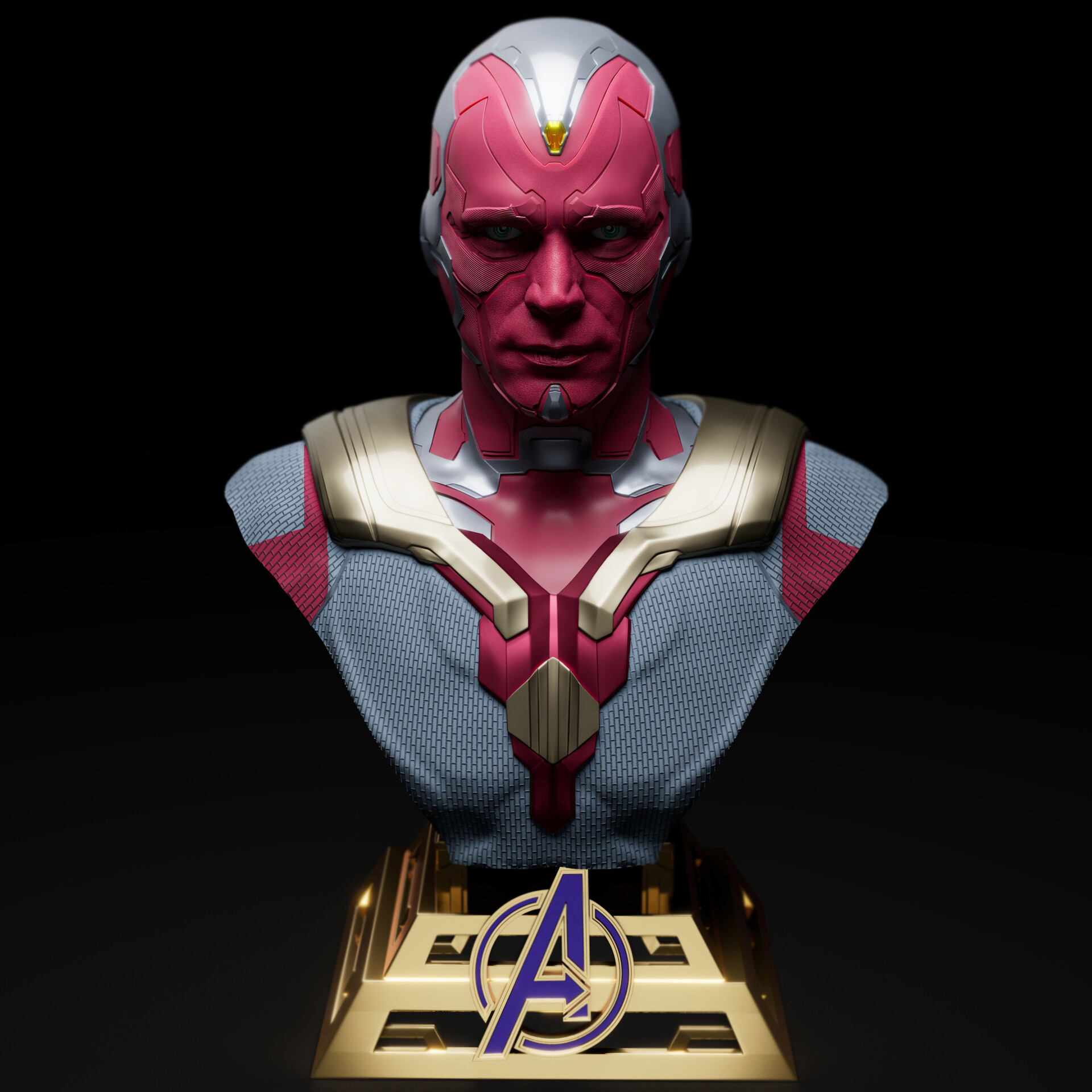 ArtStation - VISION BUST FanArt
