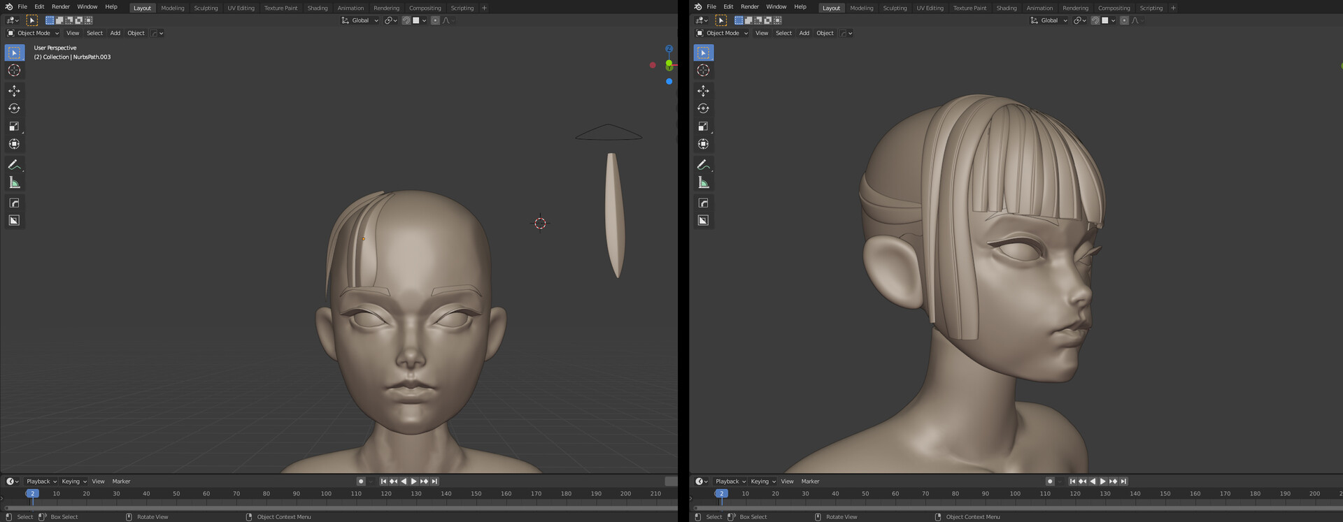 Varuna Darensbourg - Blender Sci-Fi Girl WIP