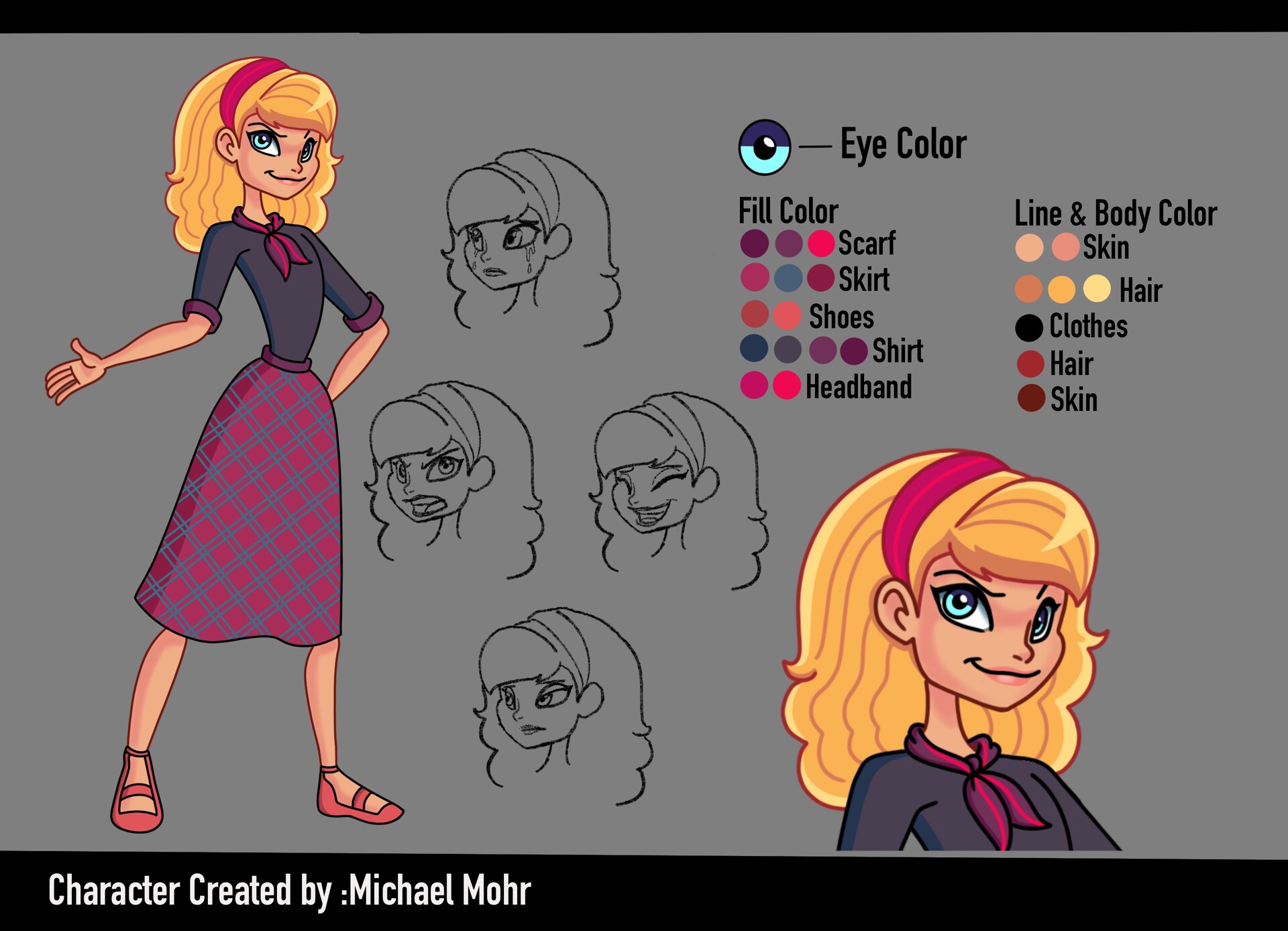 ArtStation - Character sheet 1