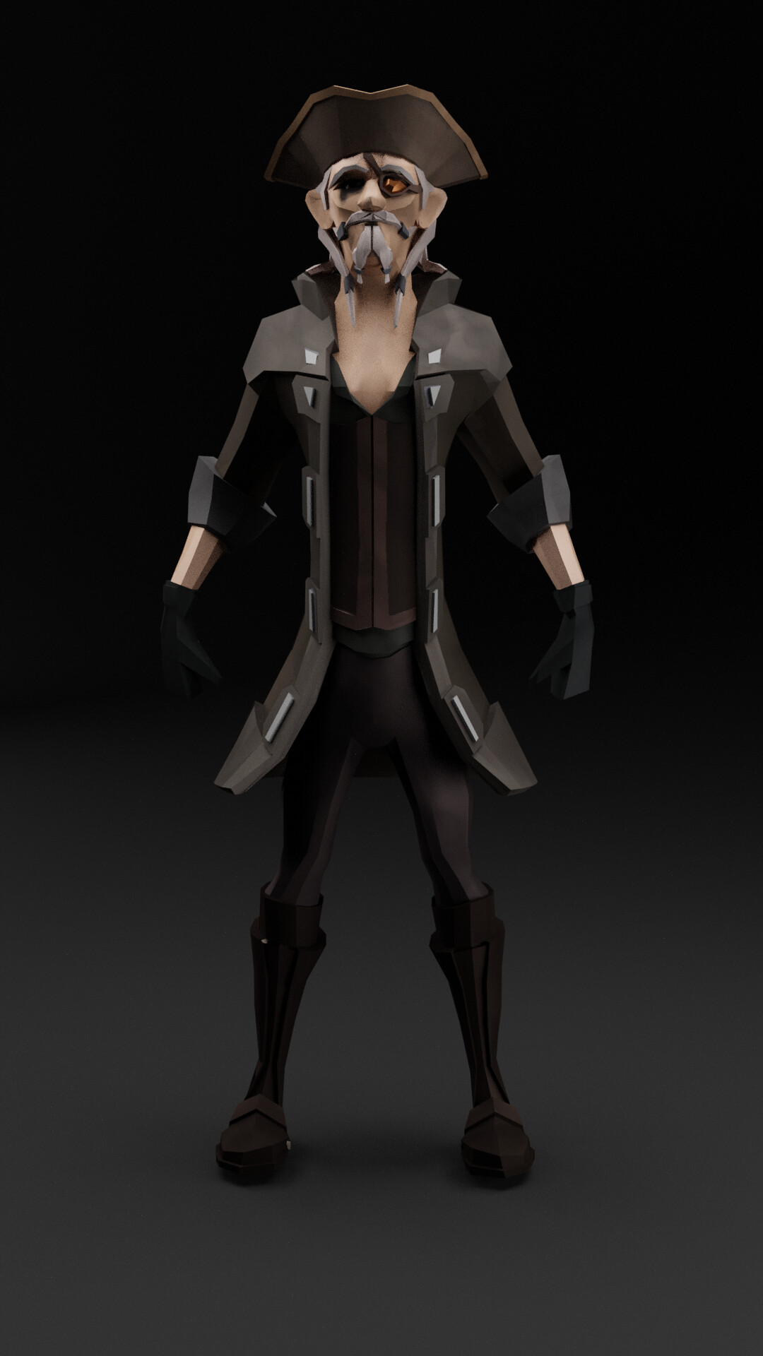 ArtStation - Stylized Low Poly Pirate Couple