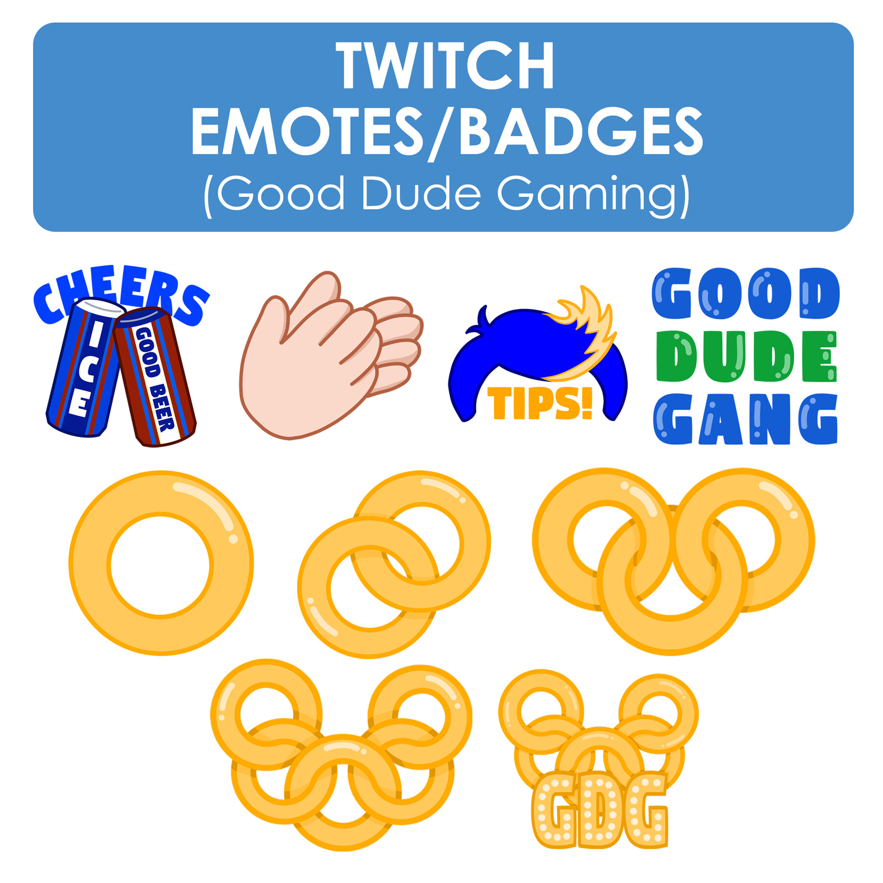 ArtStation - GDG Twitch emotes & badges