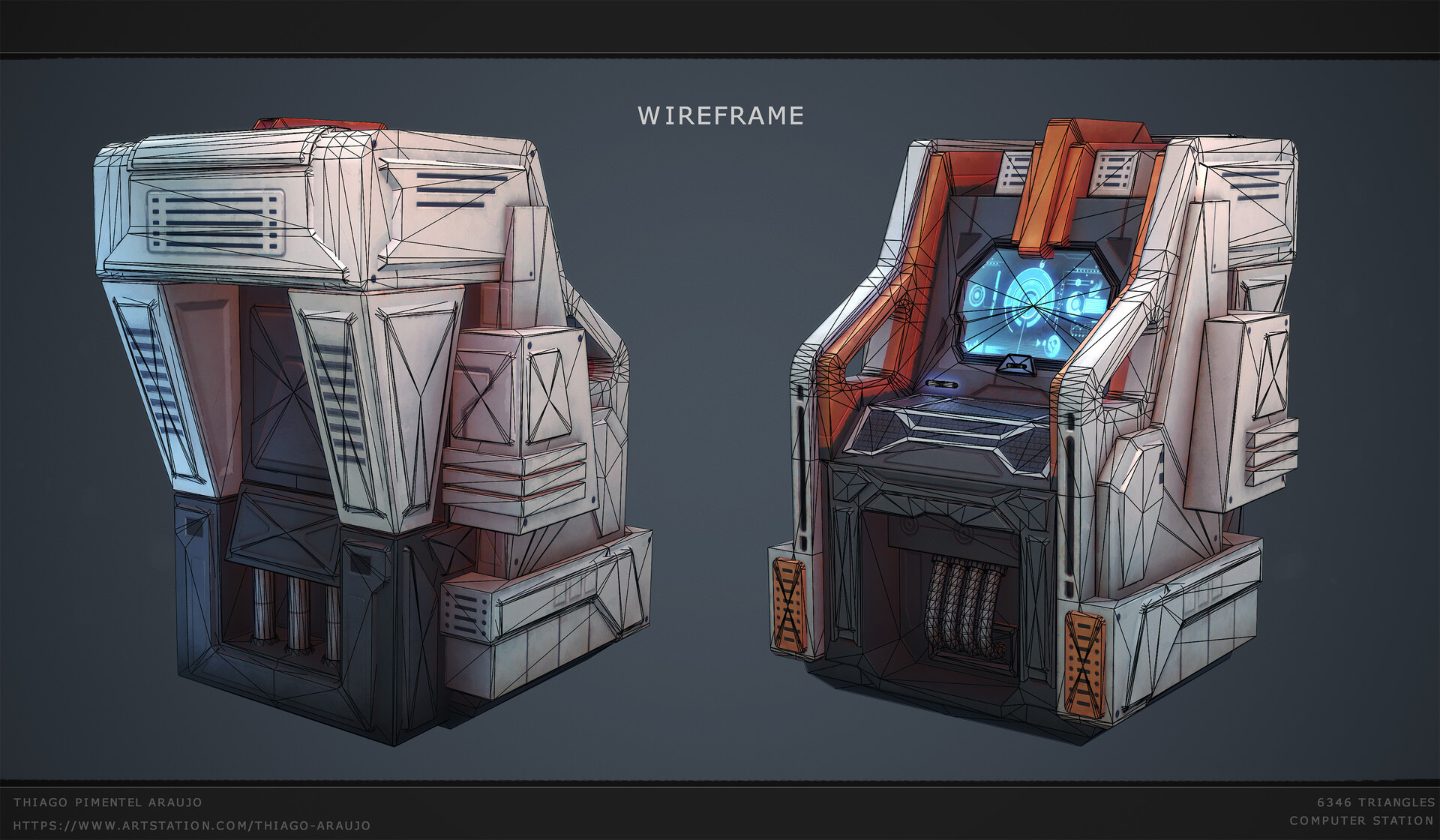 Thiago Araujo - Sci-fi Computer Station