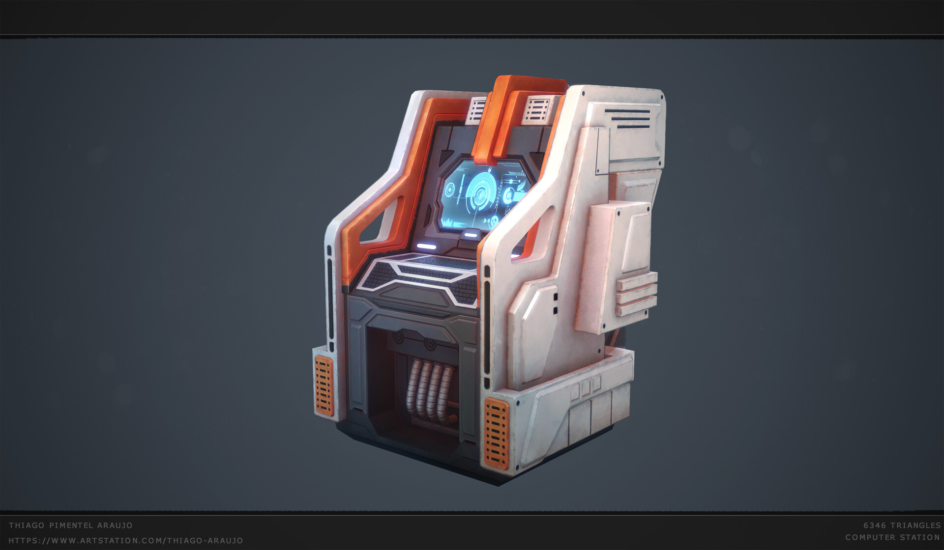 ArtStation - Sci-fi Computer Station