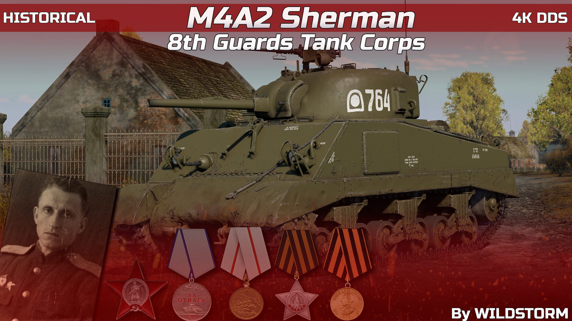 ArtStation - M4A2 Sherman 764
