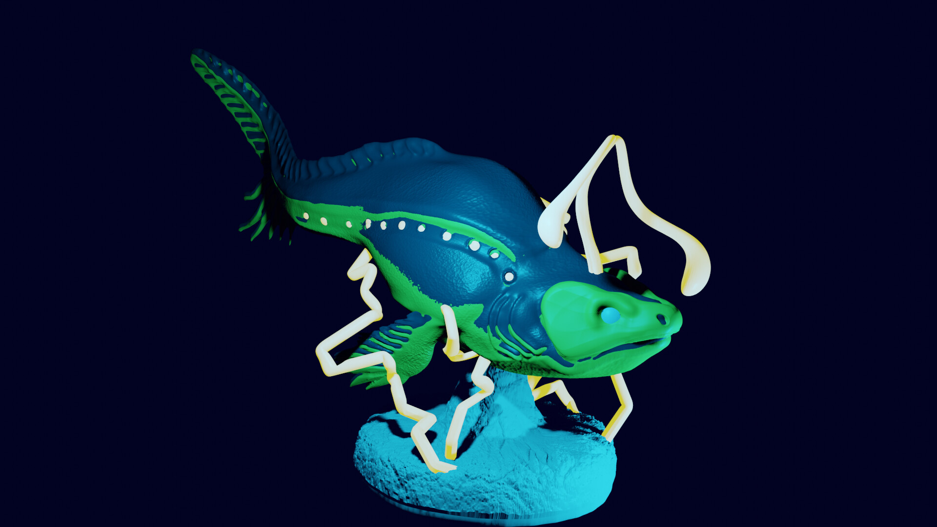 ArtStation - Realistic Chinchou and Lanturn Miniatures