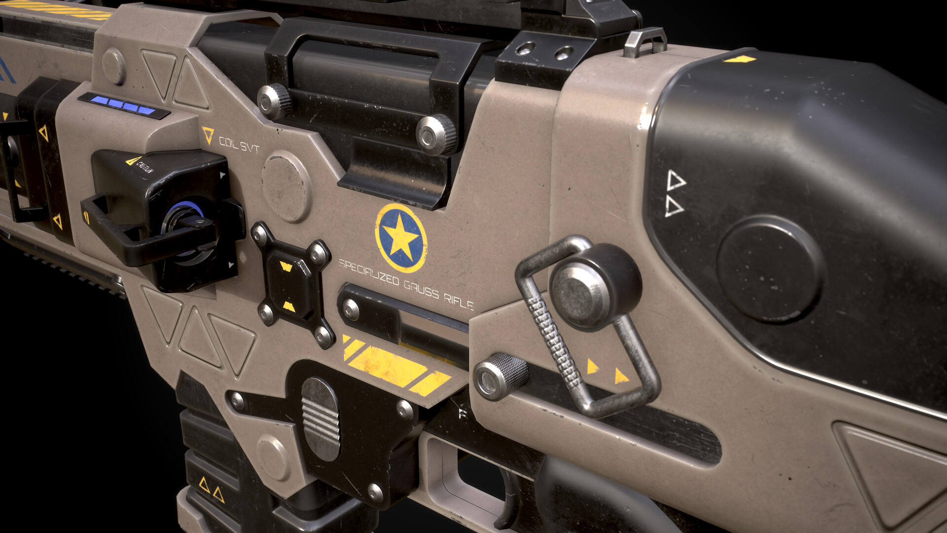 Krzysztof Kierasiński - Gauss Rifle - Planetside 2, Sci-fi rifle