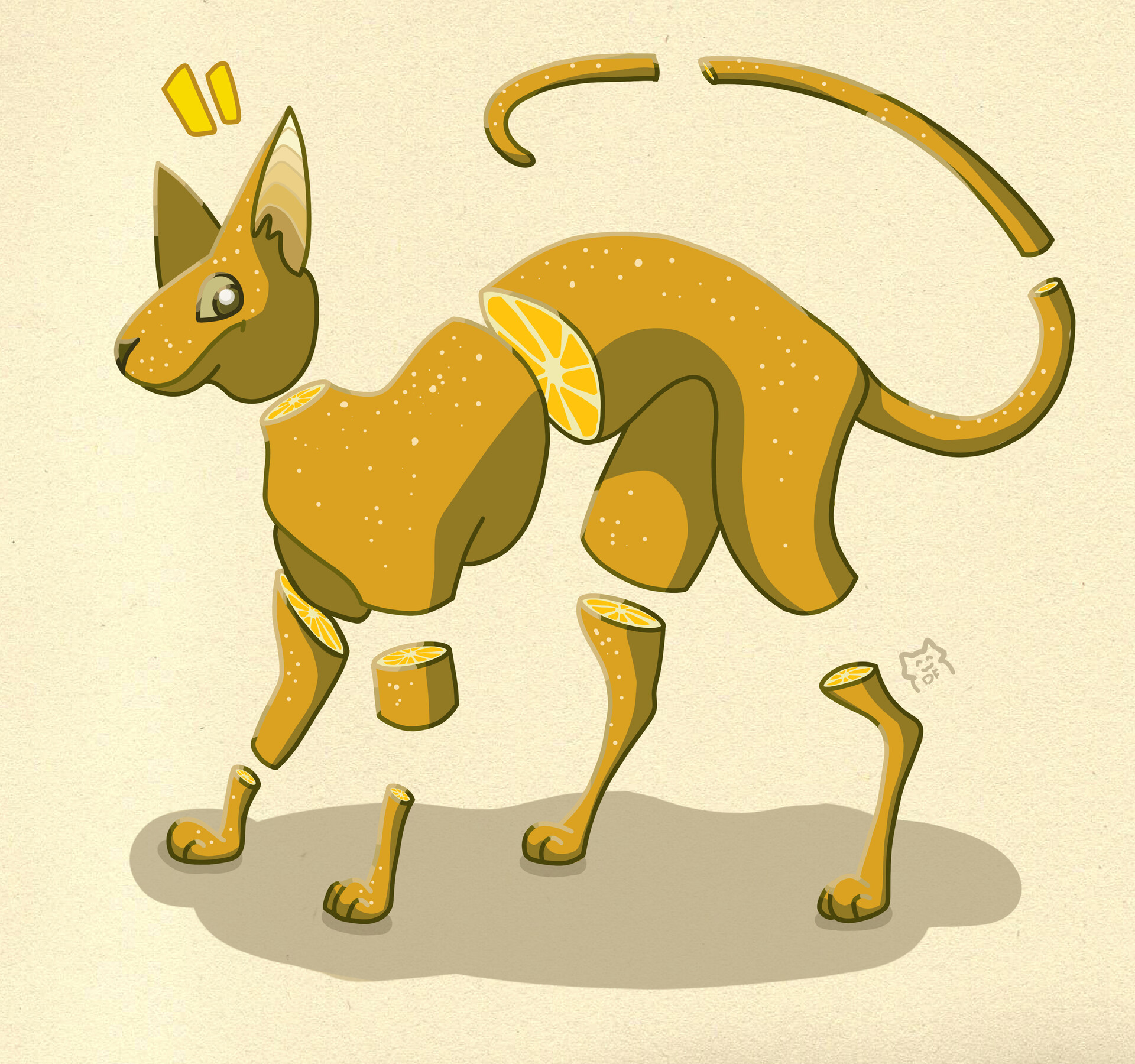 ArtStation - Lemon cat