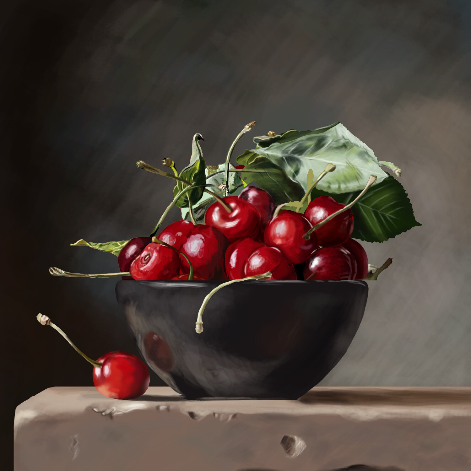 ArtStation - lifelike cherries