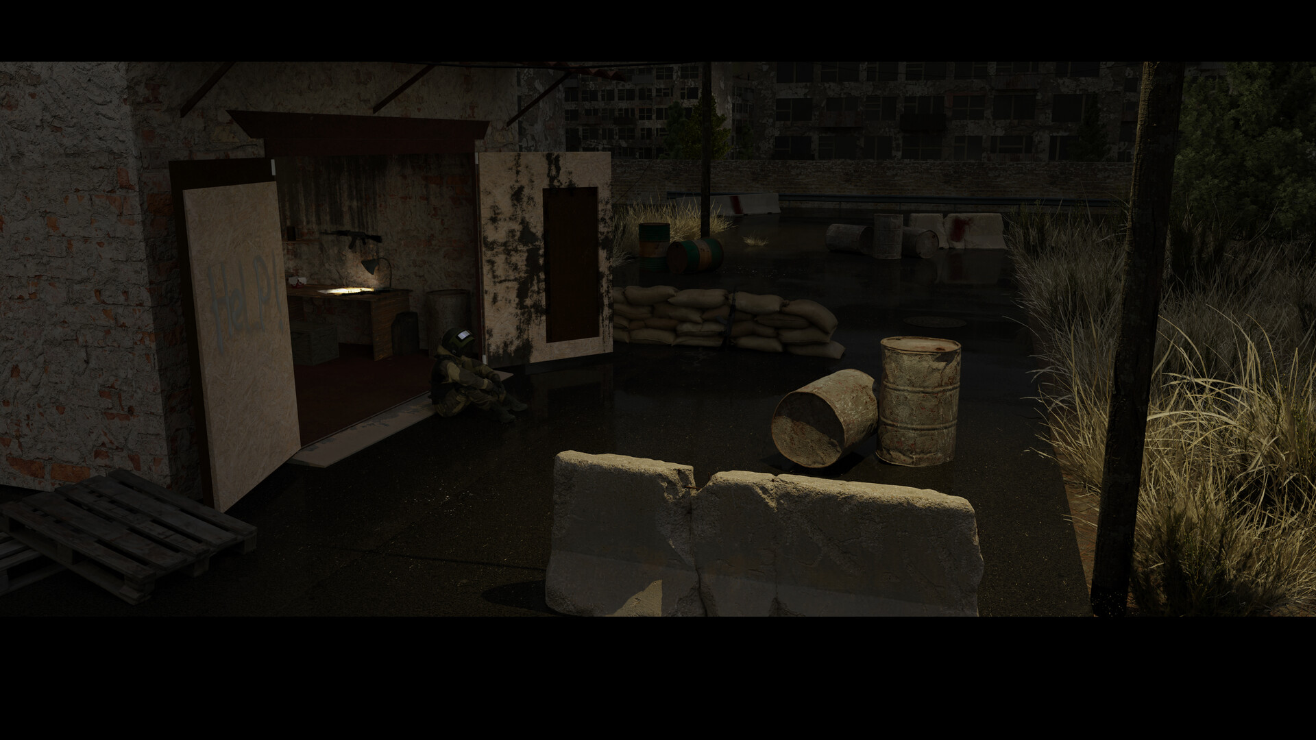 ArtStation - post apocalypse russian location