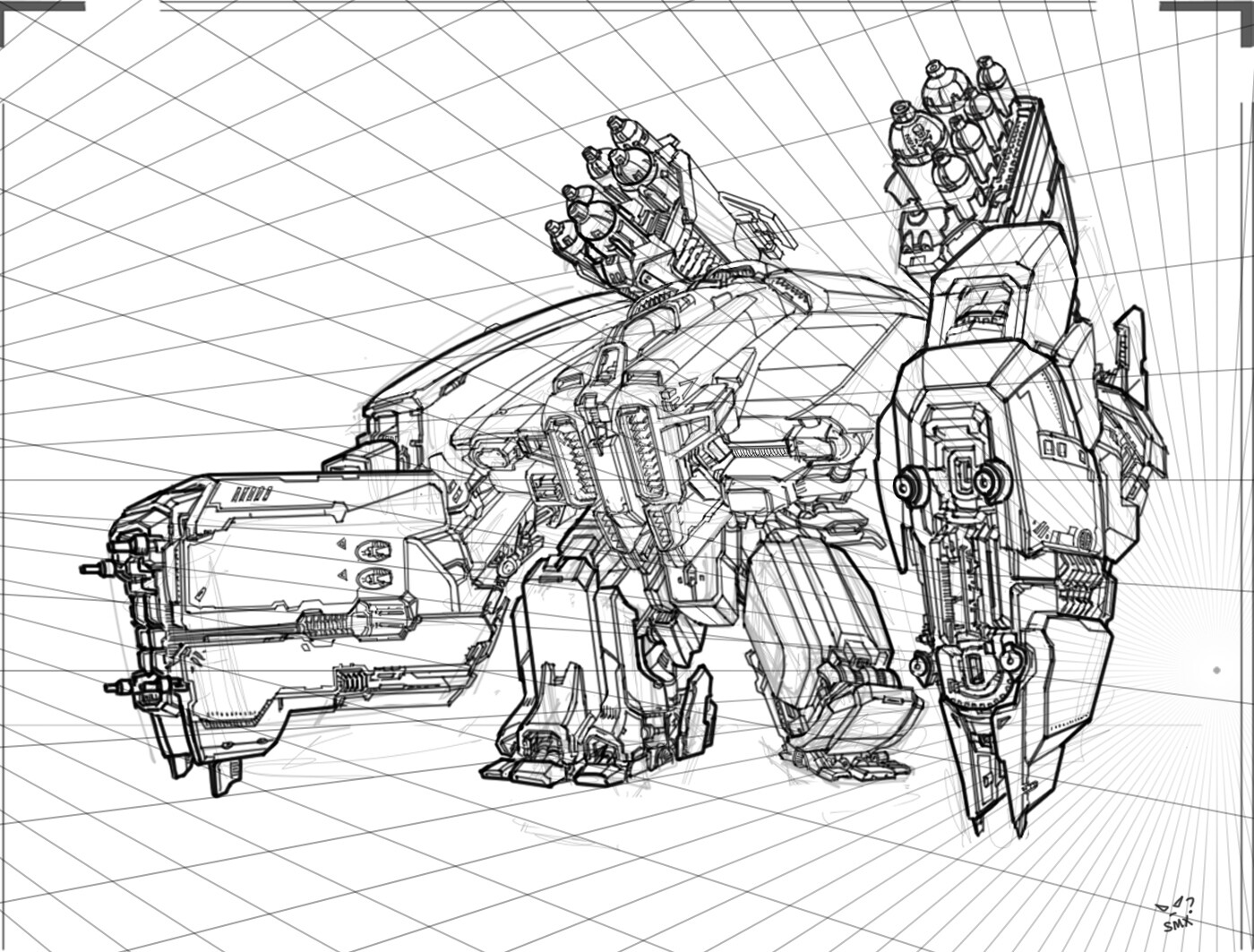 ArtStation - Mech Design Starcraft2