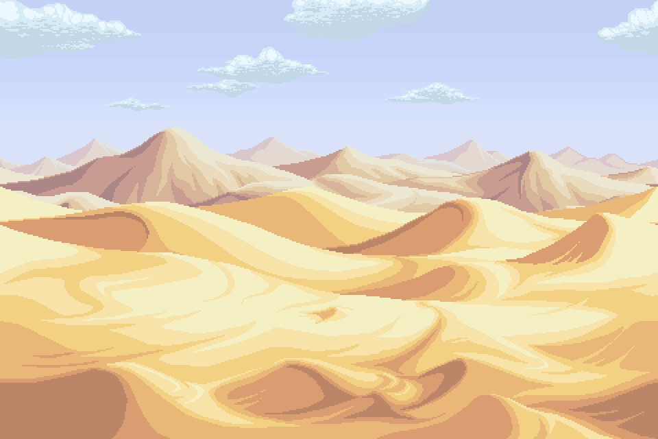 ArtStation - Desert background