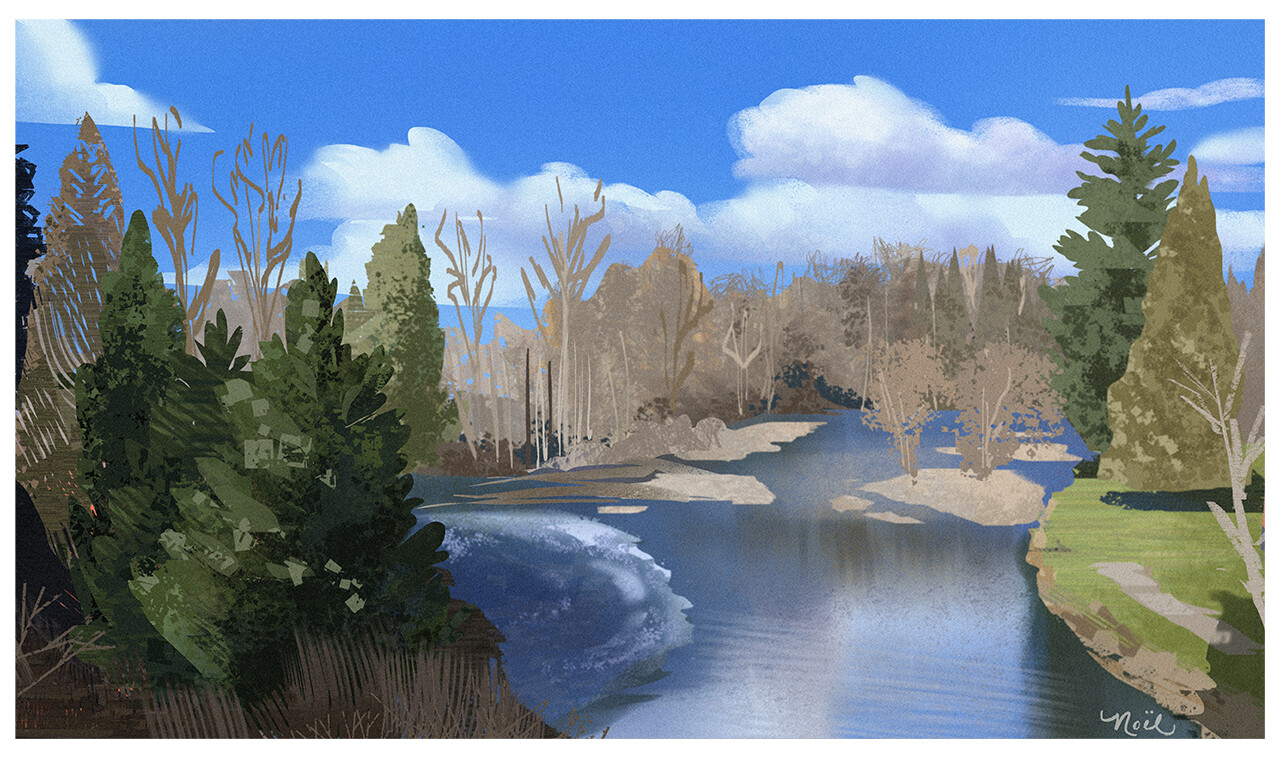 ArtStation - Cedar River