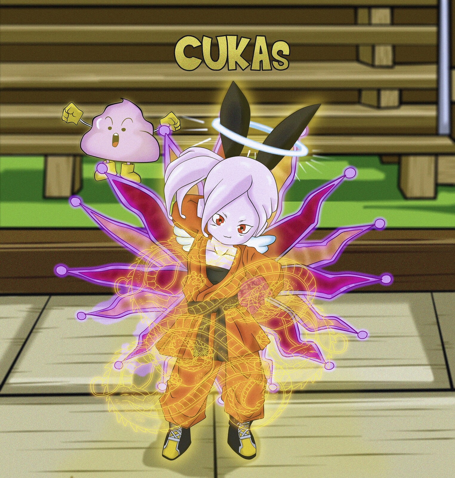 Herman Tellez - Dragon ball majin female kid