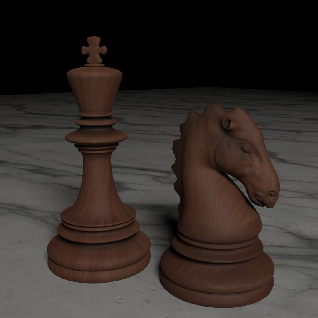 ArtStation - Chess Pieces