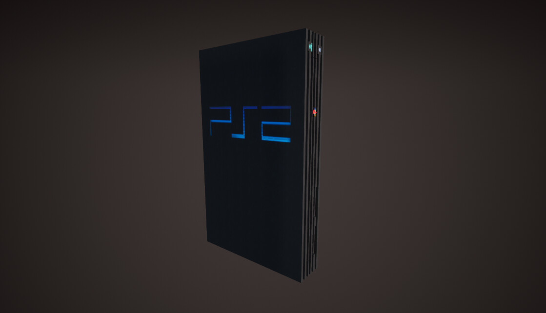 ArtStation - PS2 Console