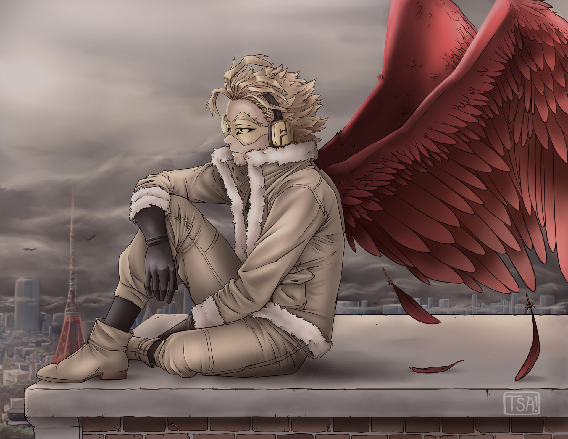 ArtStation - Hawks Roof Sit