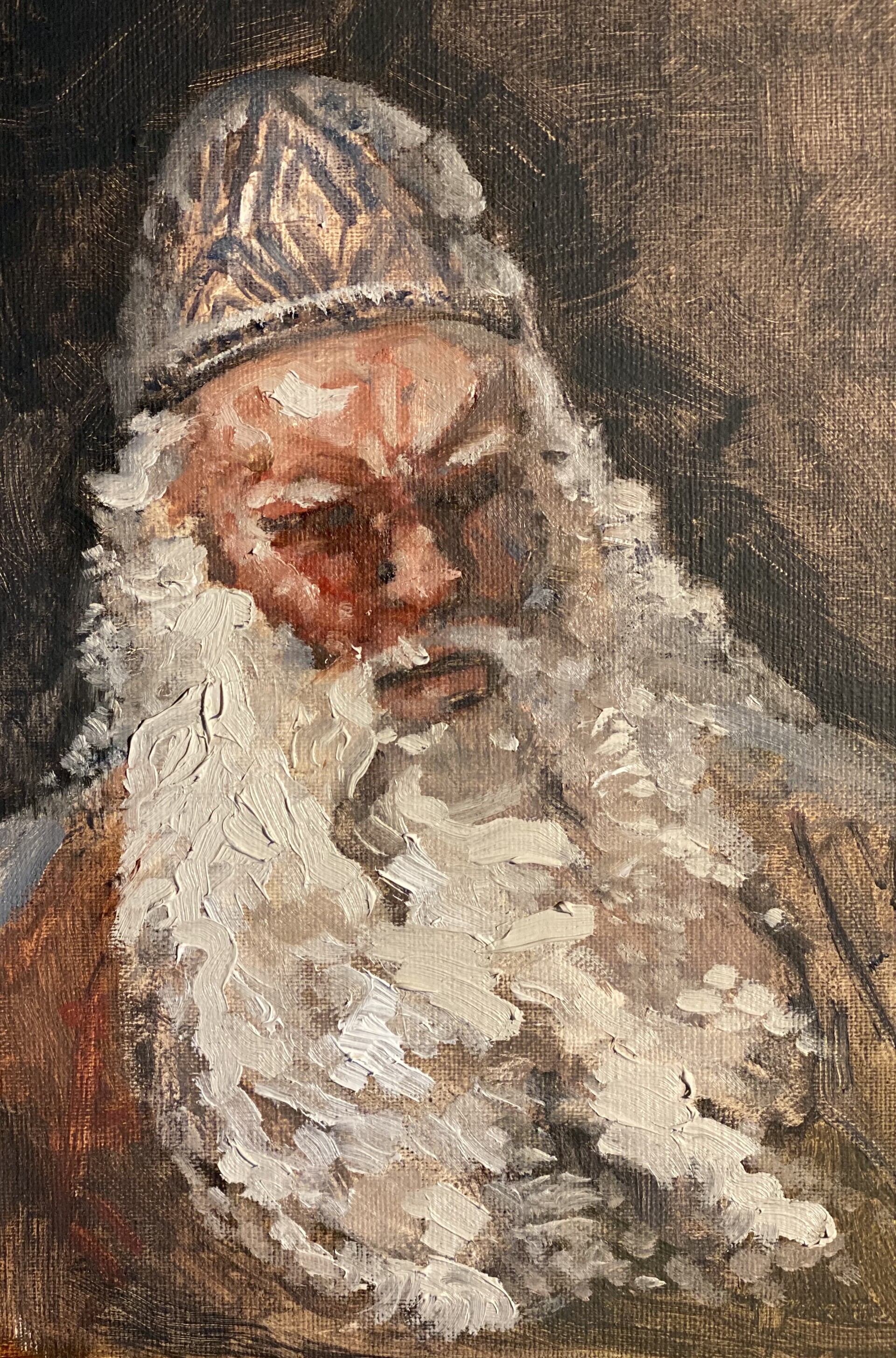 ArtStation - Portrait of a beard with a head attached to it.