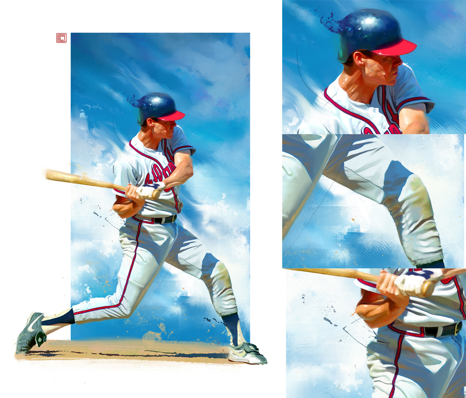 ArtStation - Dale Murphy, Braves