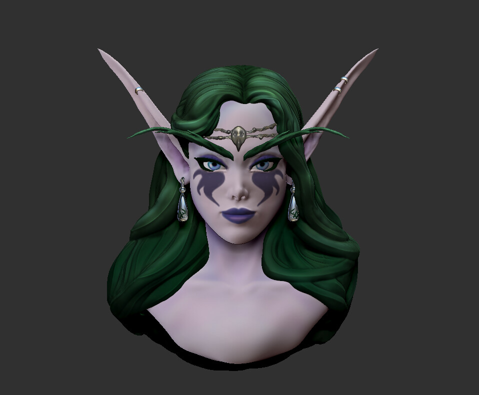ArtStation - Moonlight Elf Quick Sculpt