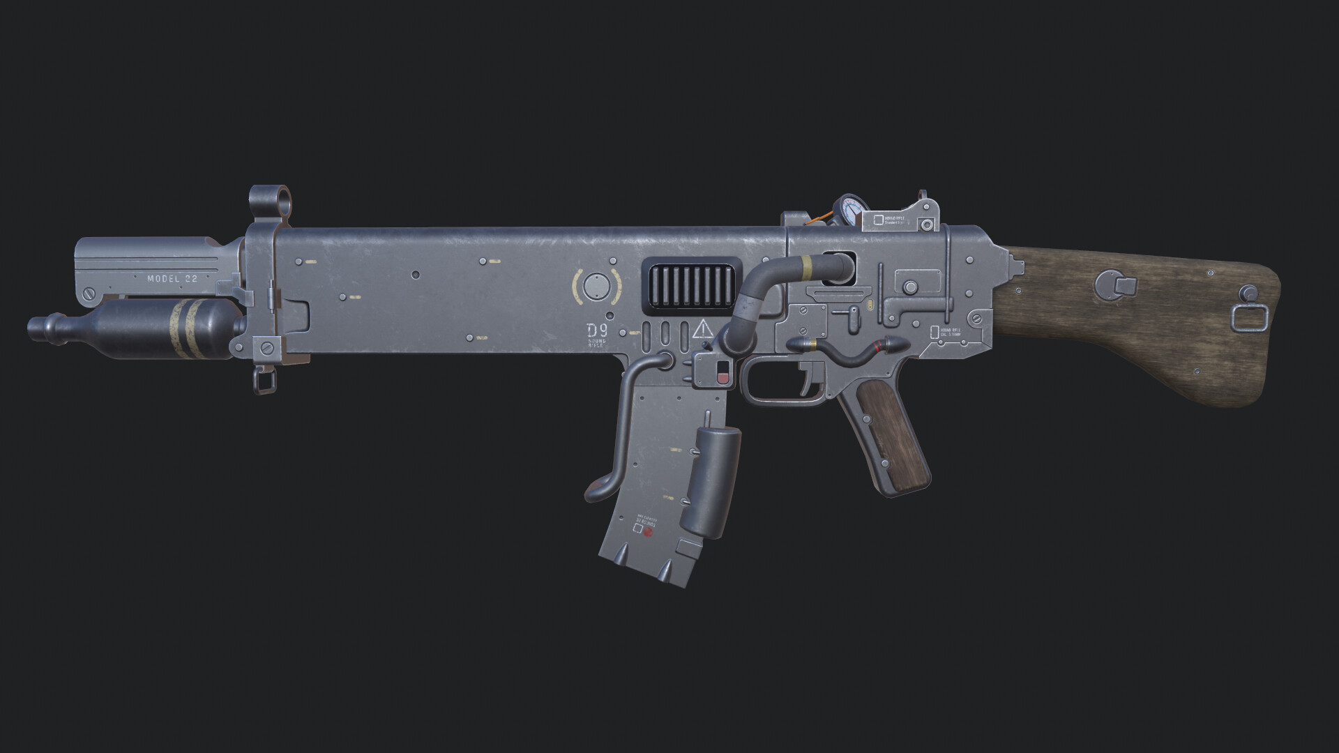 lu kah sheng - Dieselpunk Rifle