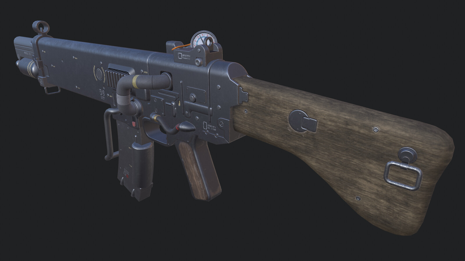 lu kah sheng - Dieselpunk Rifle