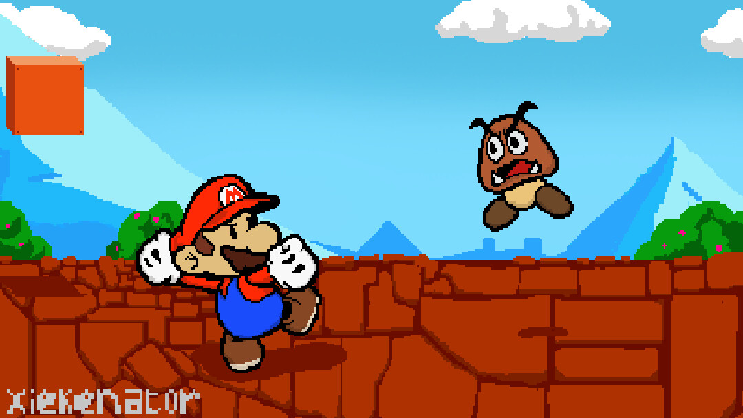ArtStation - Super Mario Pixel Art
