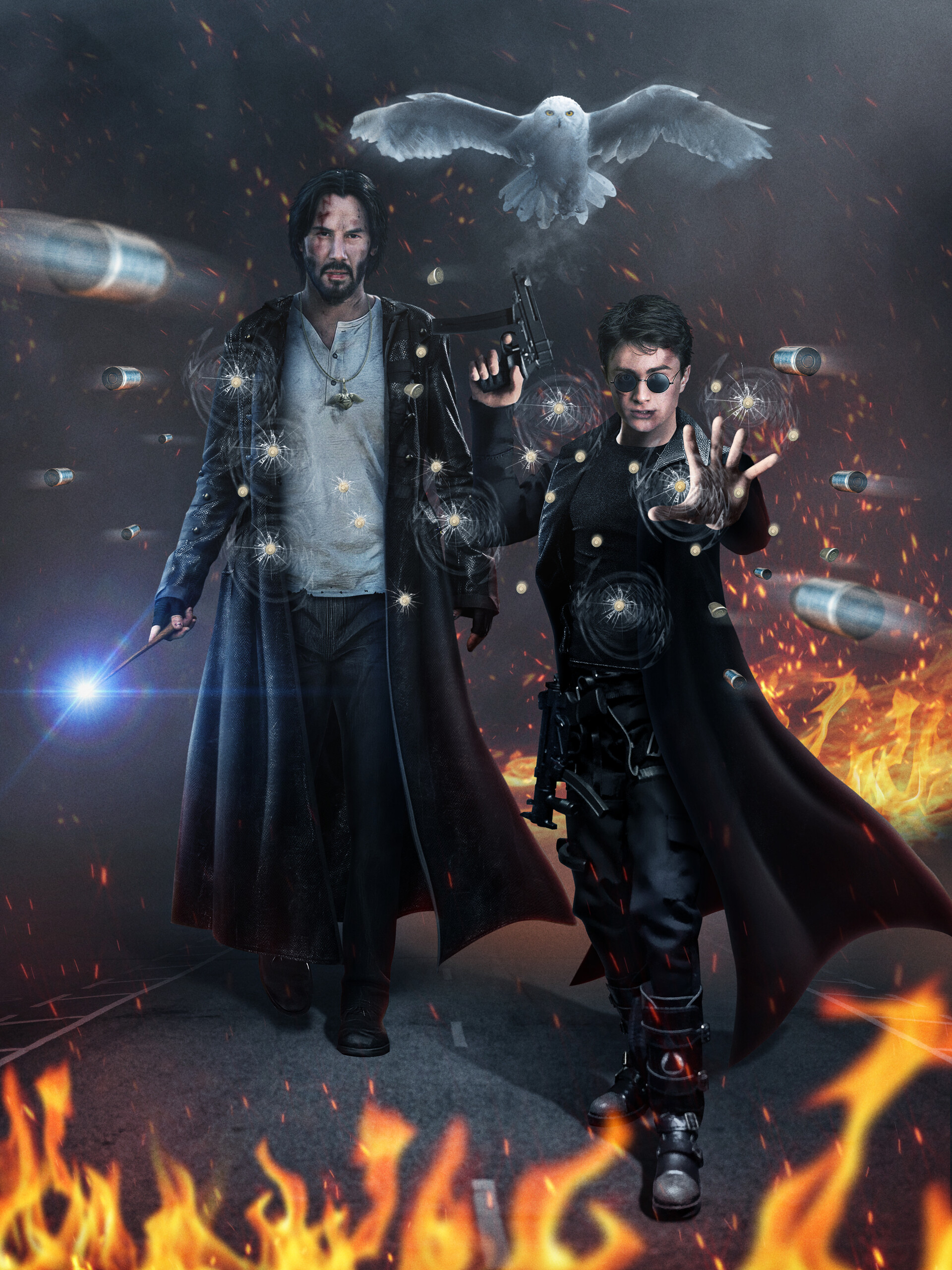 ArtStation - ..THE CHOSEN ONE.. ( THE MATRIX x HARRY POTTER )..