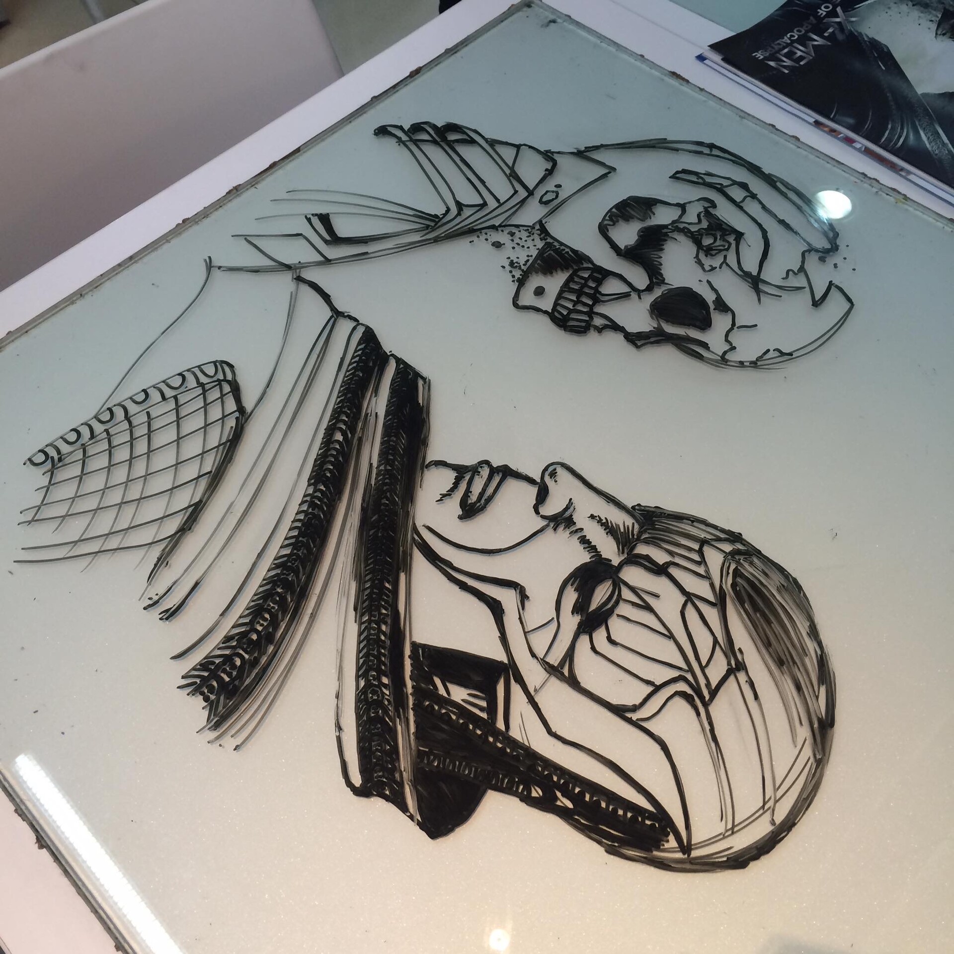 ArtStation - Throwback drawing