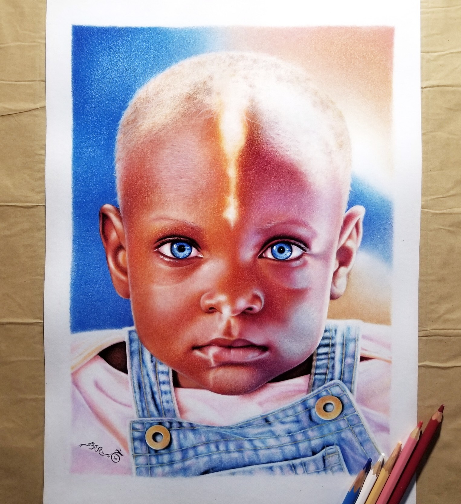 ArtStation - Colored pencil drawing
