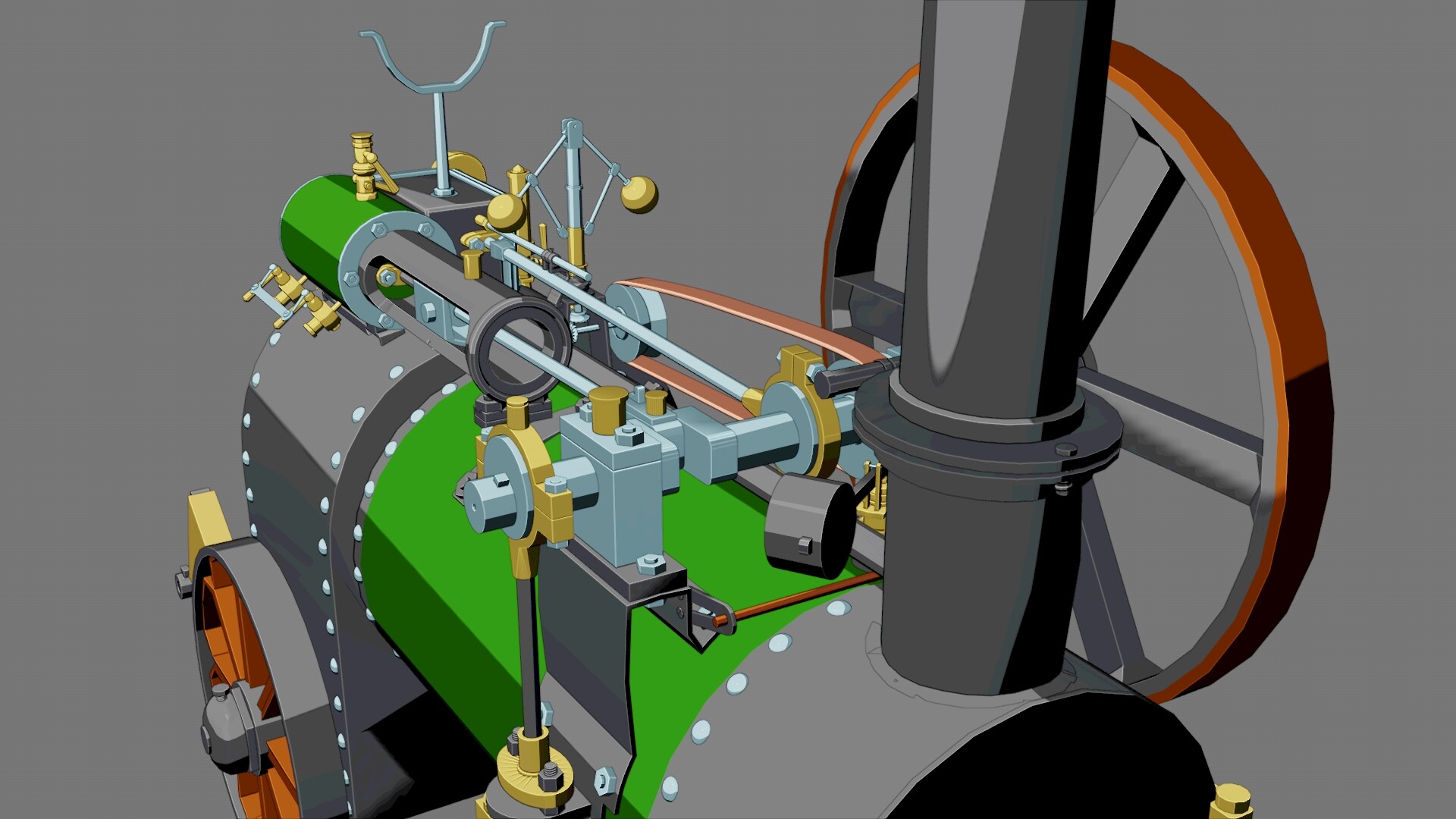 Jaroslav - Agricurtural machine - Portable engine (Lokomobila)