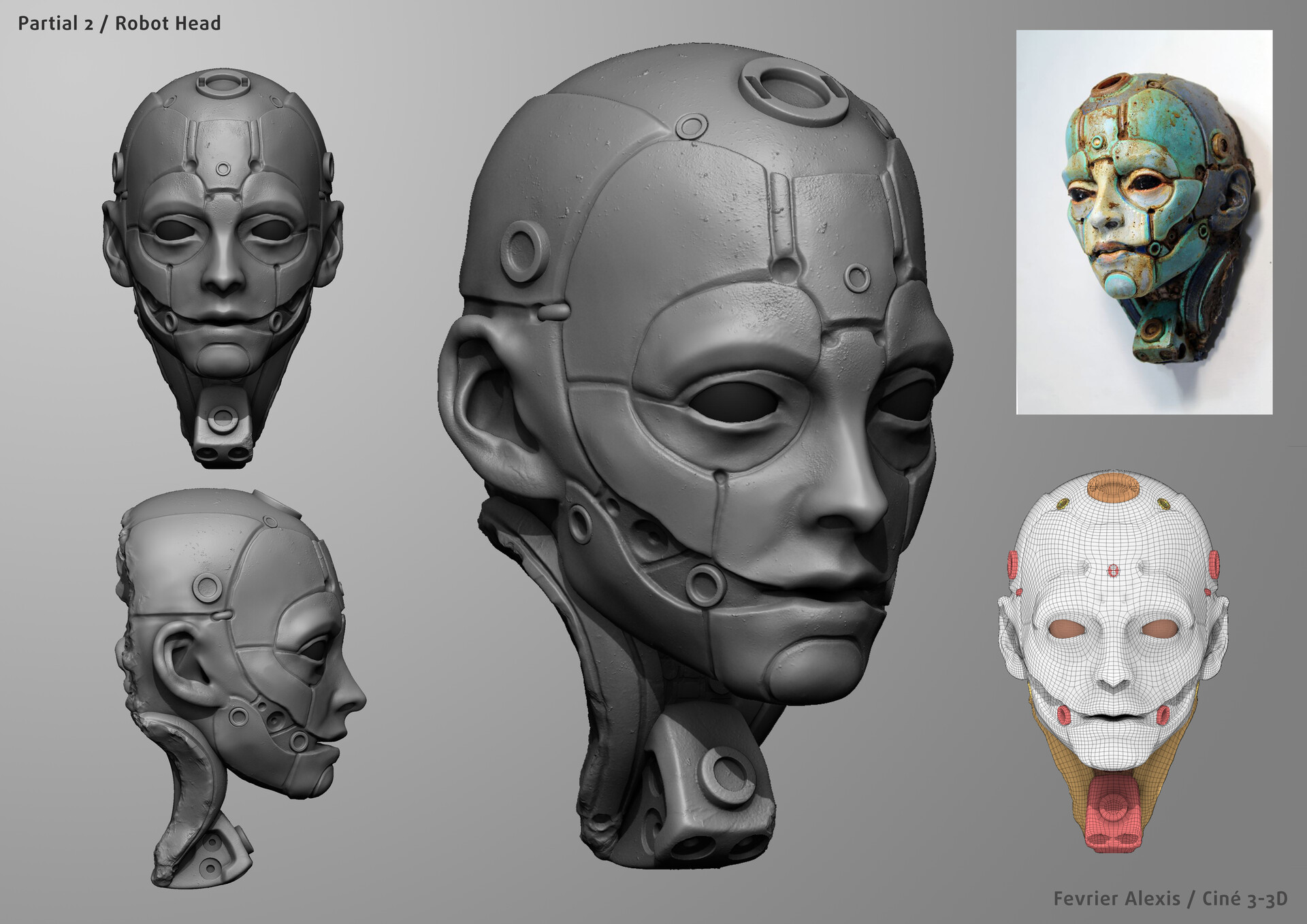 ArtStation - Robot Head