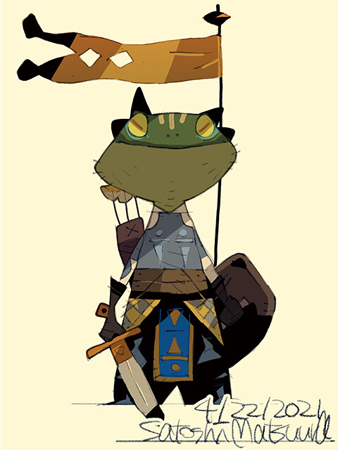 ArtStation - Frog Warrior