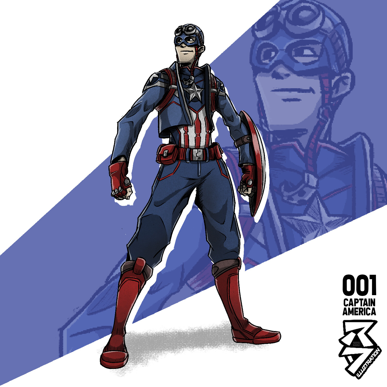 ArtStation - 001: Captain America