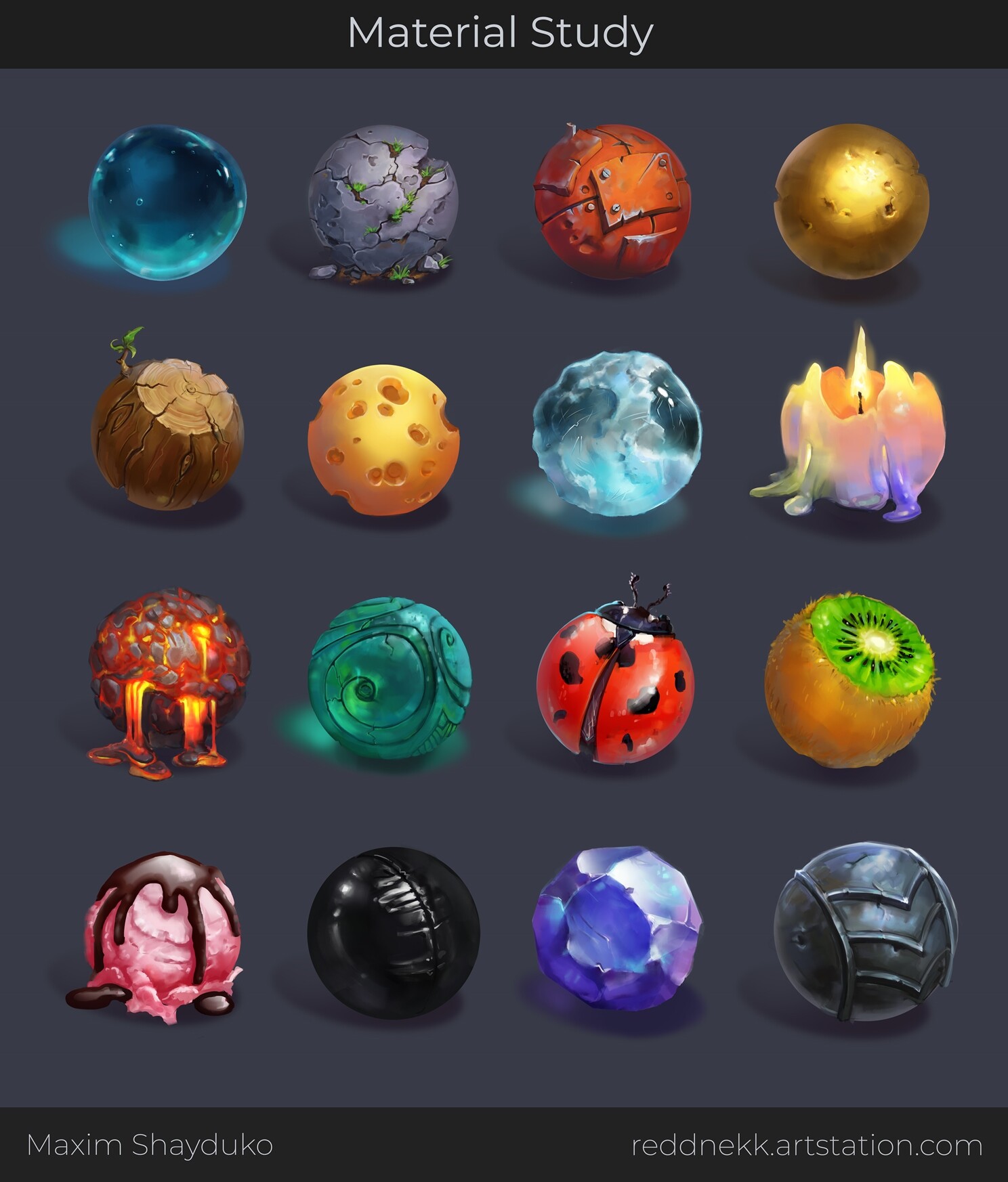 ArtStation - Material Study