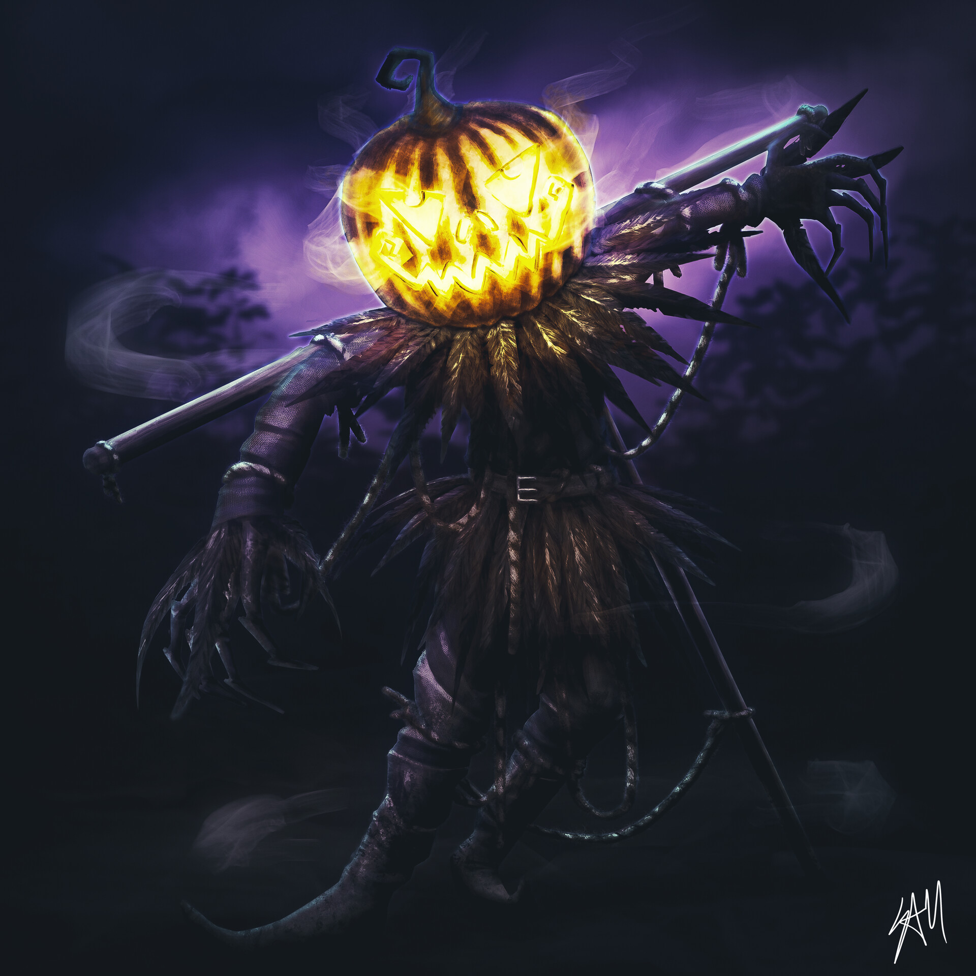 ArtStation - Pumpkin Head
