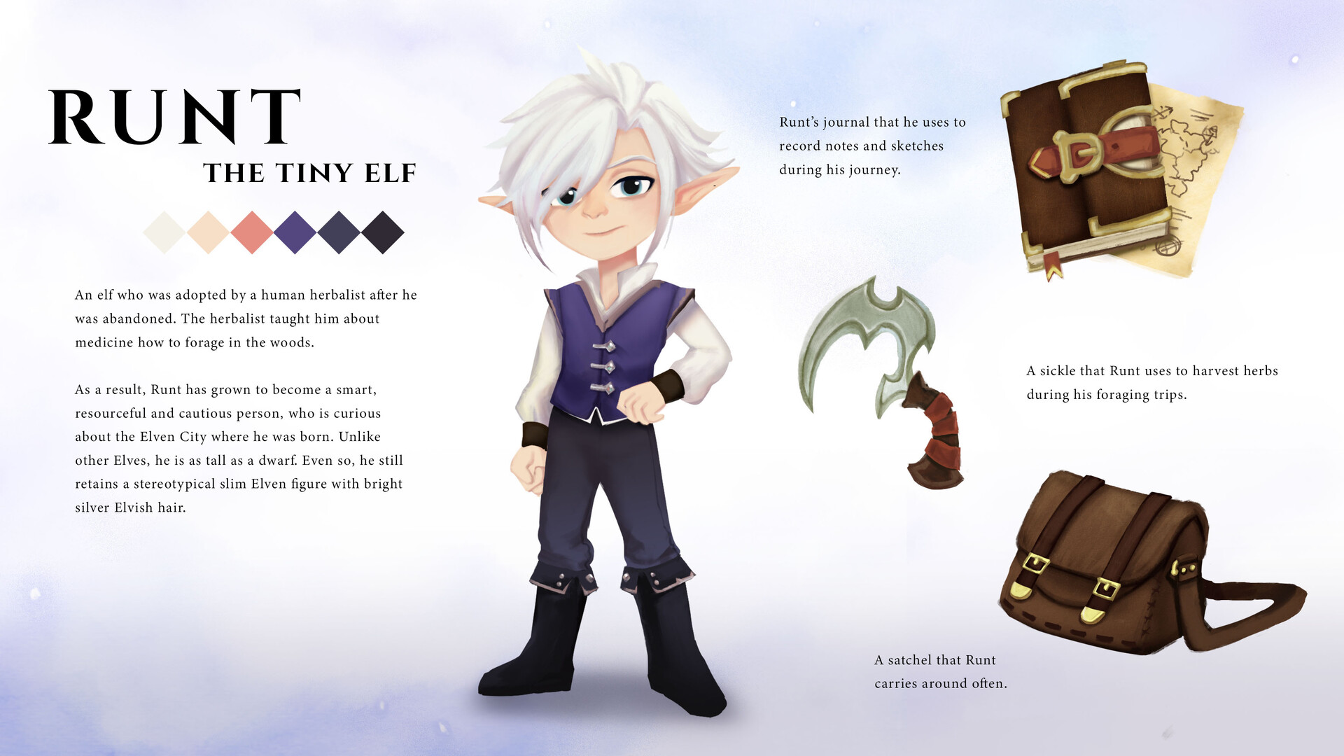 Nessa Ong - RUNT & PAN - Character Concepts