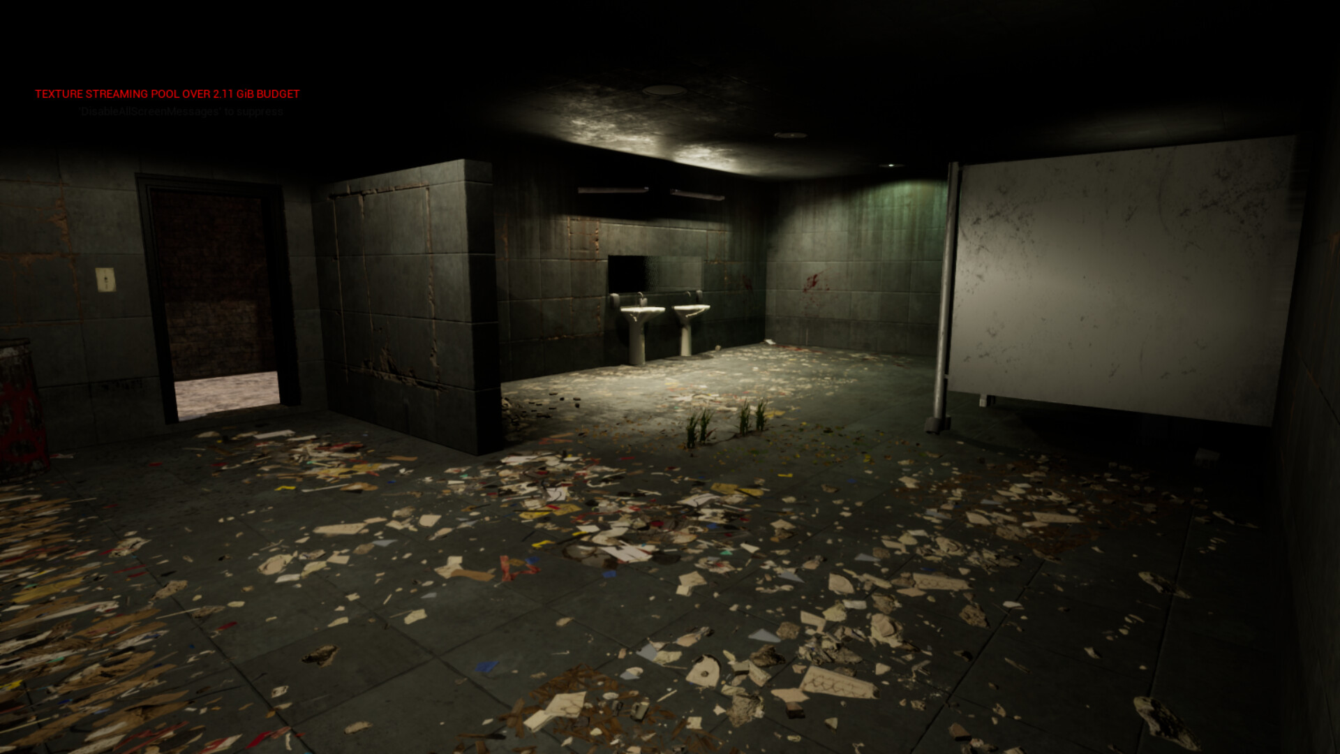 ArtStation - Scary Restroom Interior Design