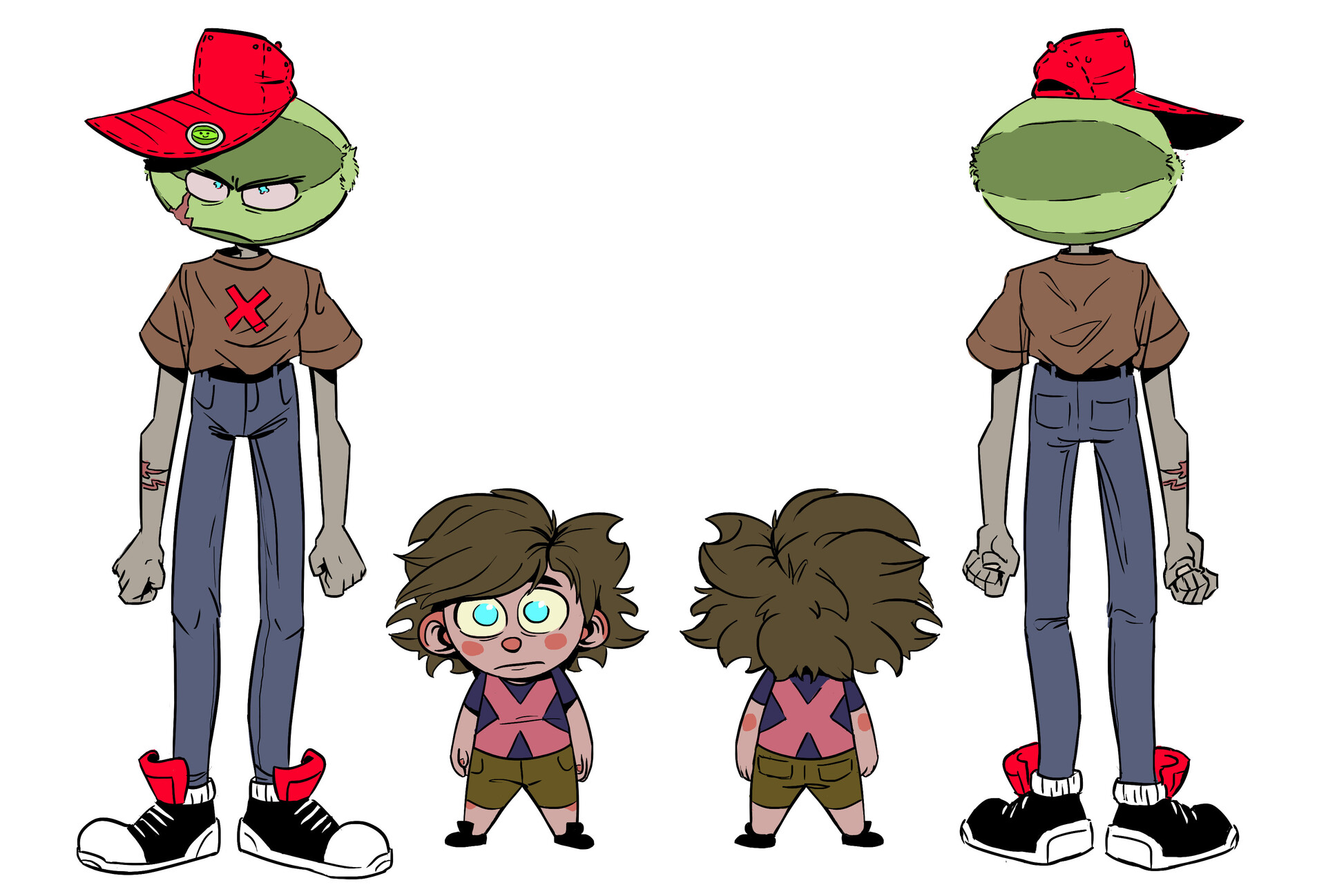 ArtStation - Snooky Wooker's Melon Head Character Design