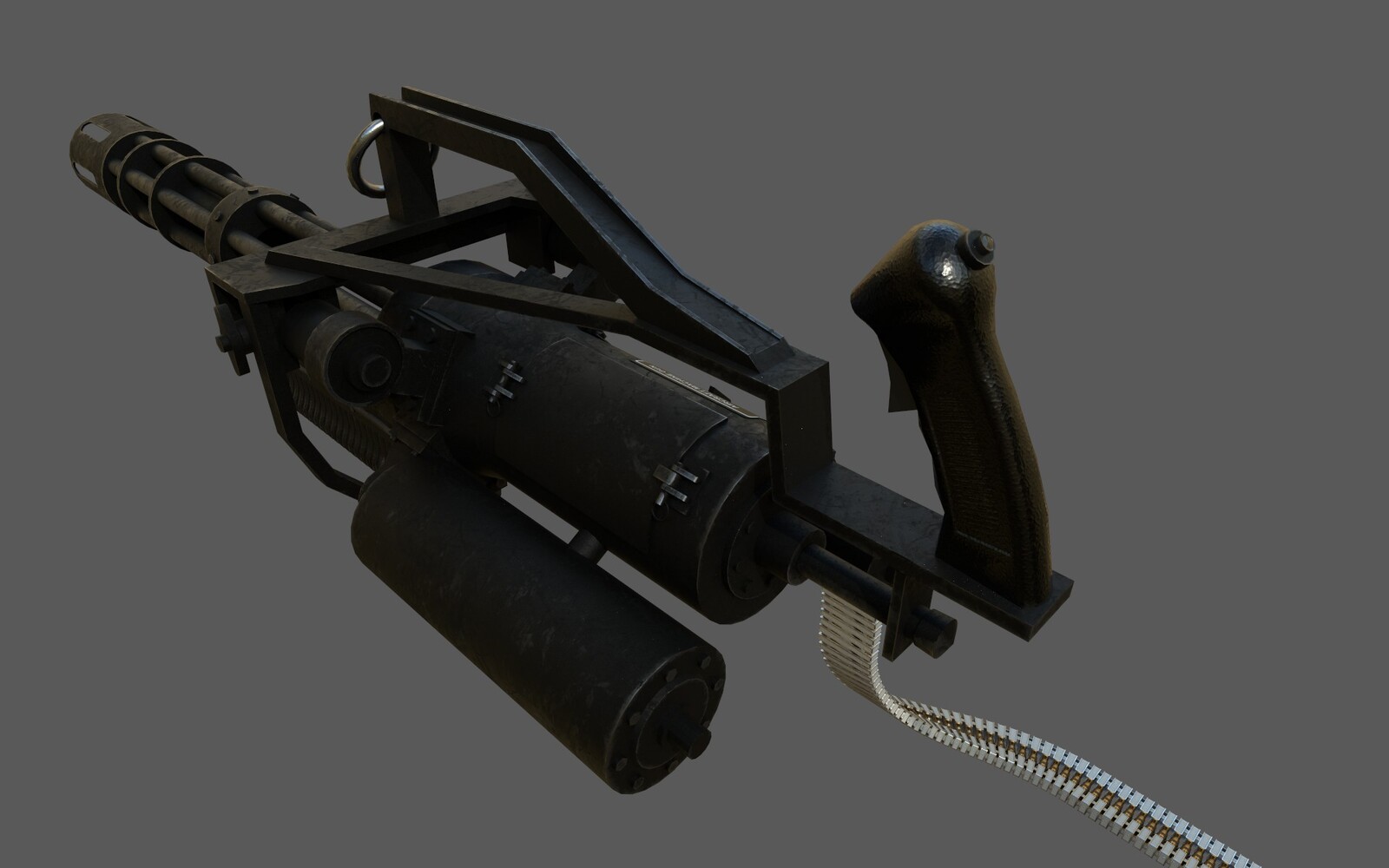 Denis Galayko - MINIGUN M134 with ammunition backpack