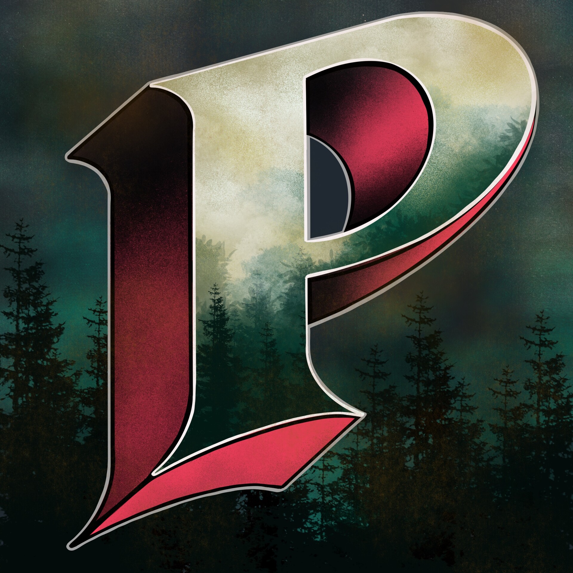 ArtStation - letter p