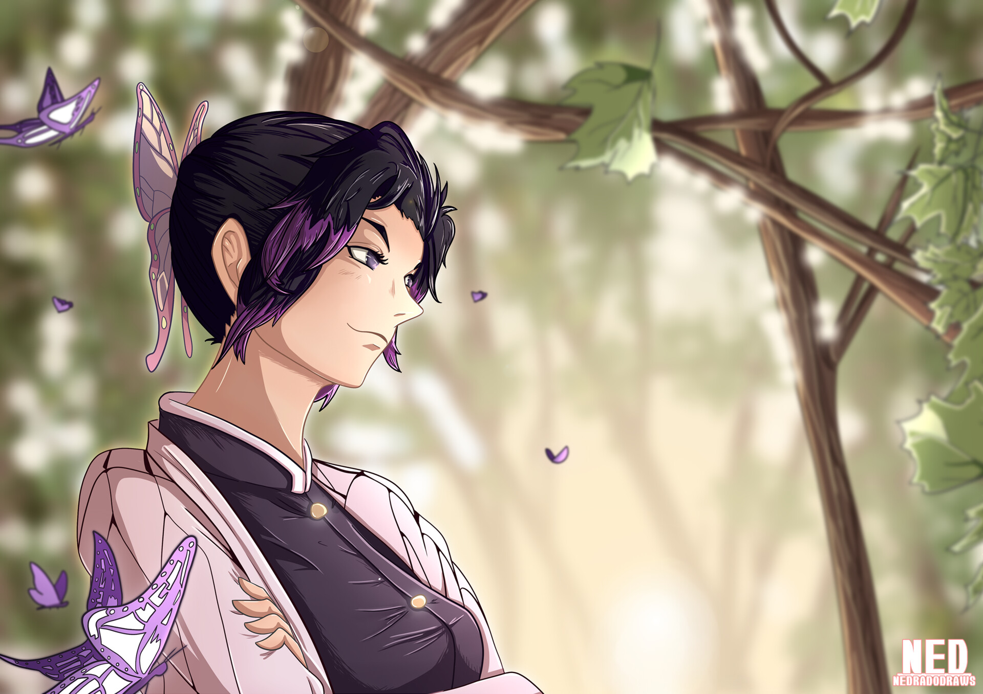 ArtStation - Shinobu from Demon Slayer