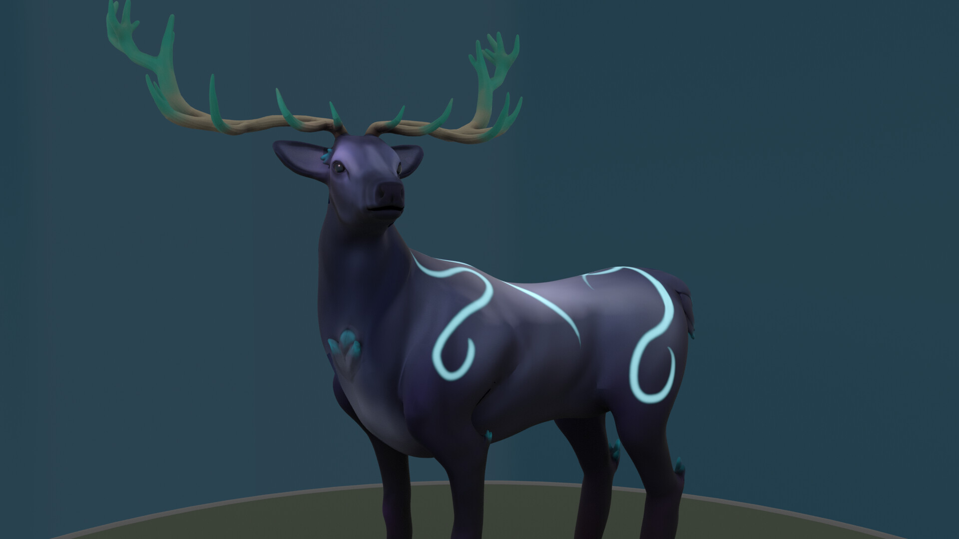 ArtStation - fantasy deer Rig
