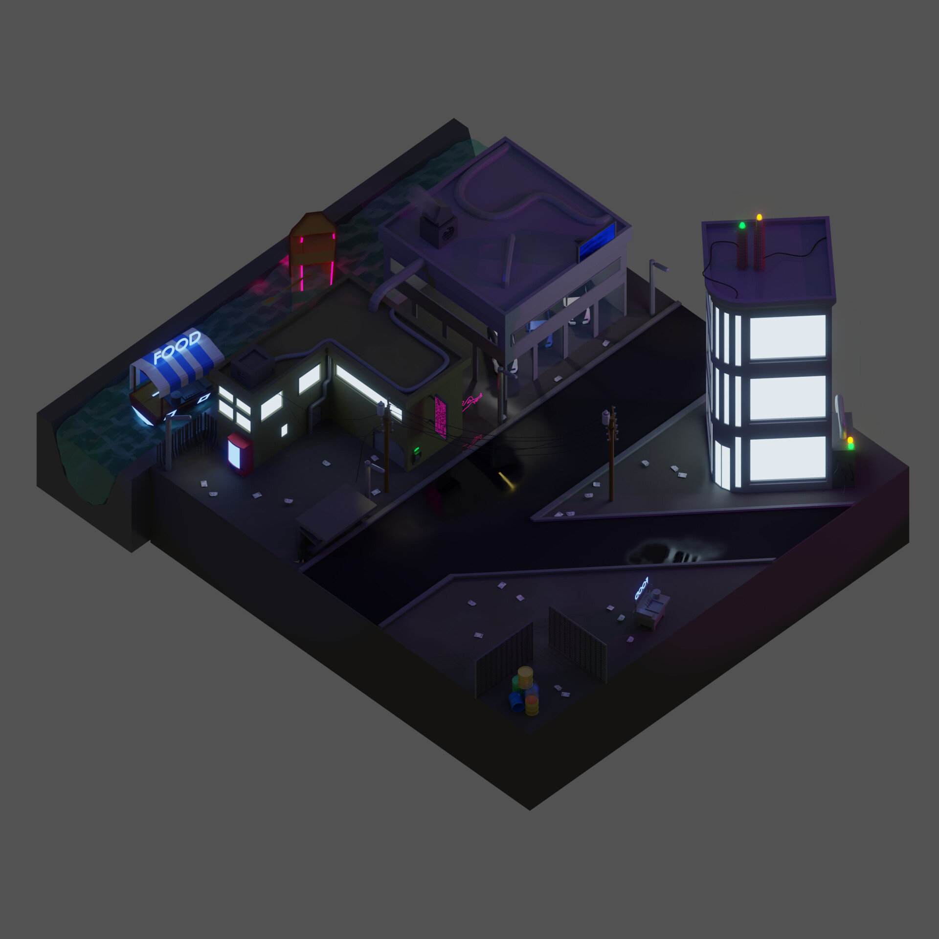 ArtStation - Cyberpunk game project